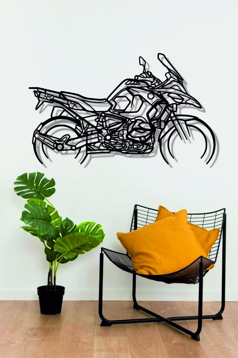 R1250 GSA Motorcycle Metal Wall Art | Wall Decor | Custom ...