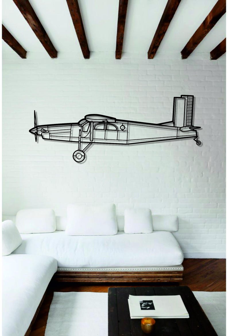 PC-6B2-H2 Turbo-porter Aircraft Metal Wall Art | Airplanes Art | Wall ...