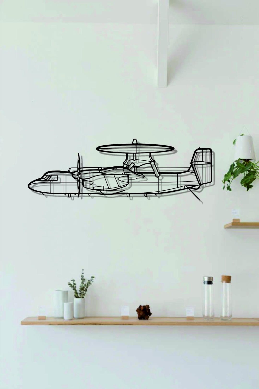 E-2C Hawkeye Aircraft Metal Wall Art | Airplanes Art | Aircraft Metal ...