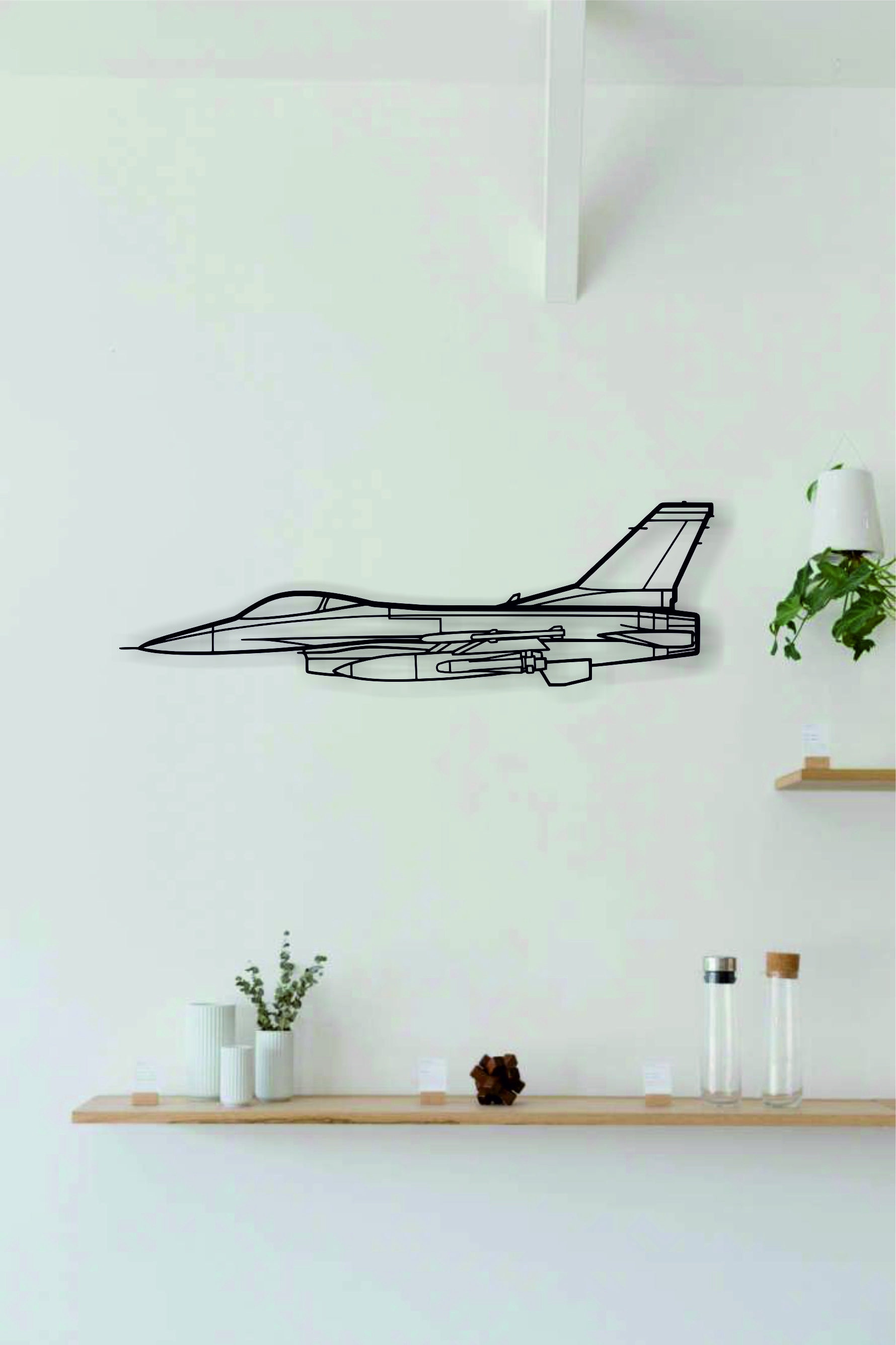F-16 Falcon Aircraft Metal Wall Art | Airplanes Art | Aircraft Wall Art ...