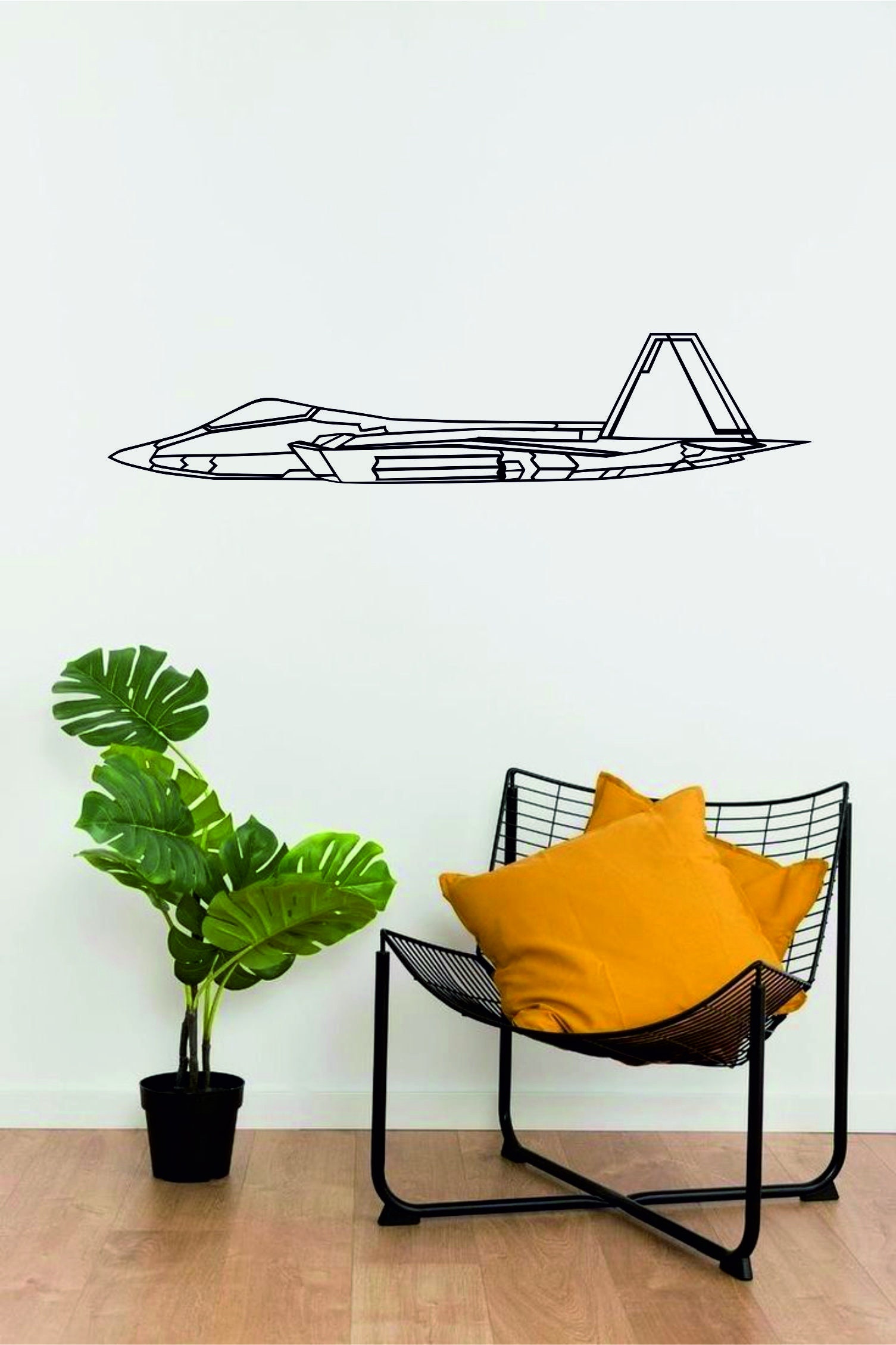 F22 Raptor Metal Wall Art | Airplanes Art | Aircraft Metal Wall Art L ...