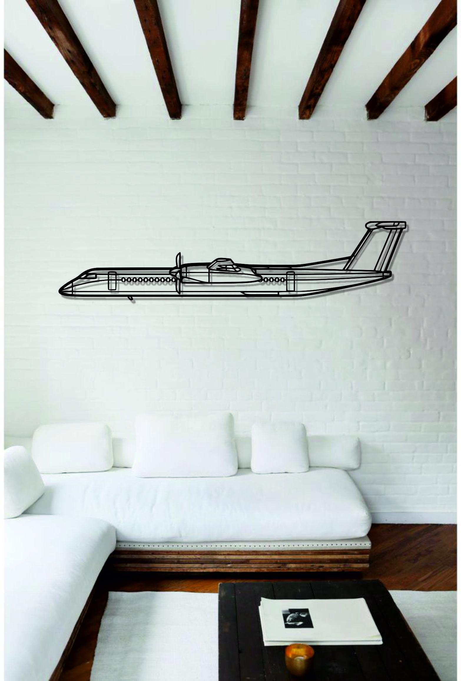 Dash 8 Q400 Aircraft Metal Wall Art | Airplanes Art | Aircraft Metal ...