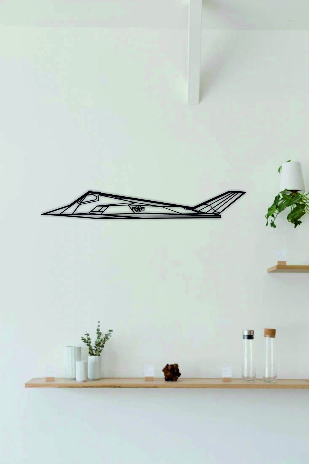 F-117 Nighthawk Aircraft Metal Wall Art | Airplanes Art | Metal Wall ...