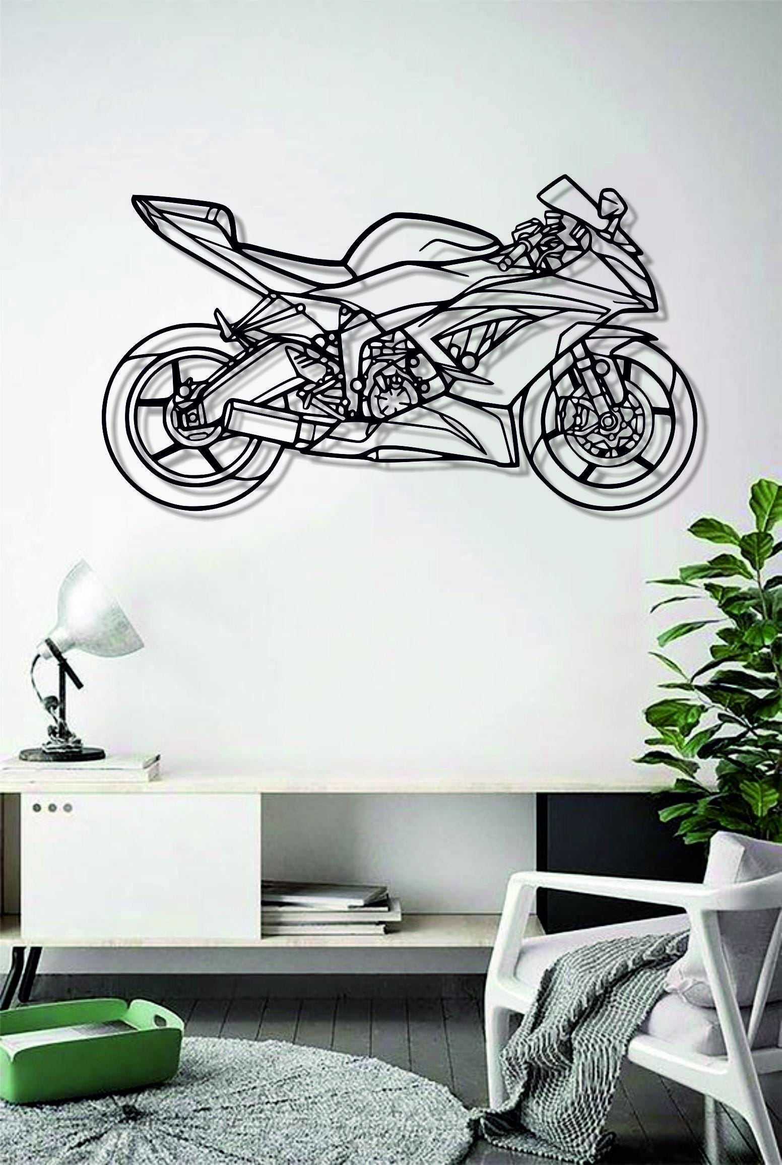 Ninja XR6 (636) 2016 Motorcycle Metal Wall Art | Wall Decor | Custom ...