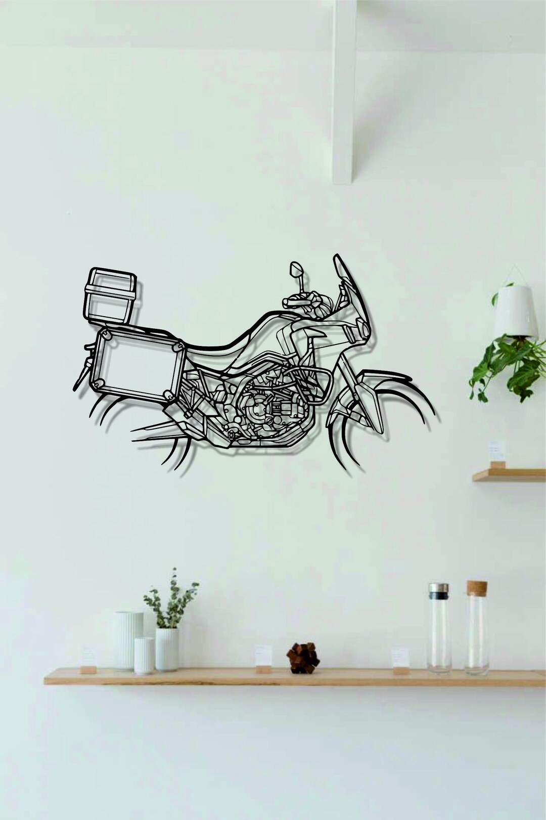CRF1000L 2017 Motorcycle Metal Wall Art | Motorcyclecycle Wall Decor ...