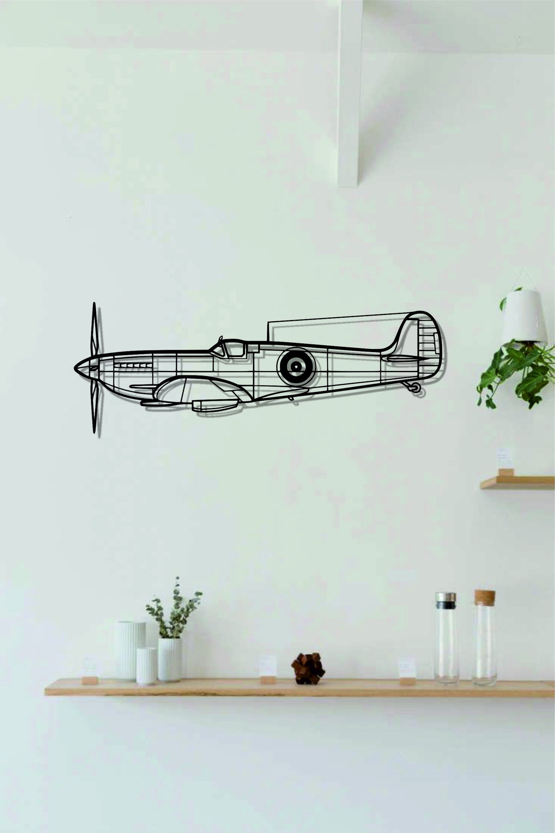 Spitfire MK IX ALT Aircraft Metal Wall Art | Airplanes Art | Aircraft ...