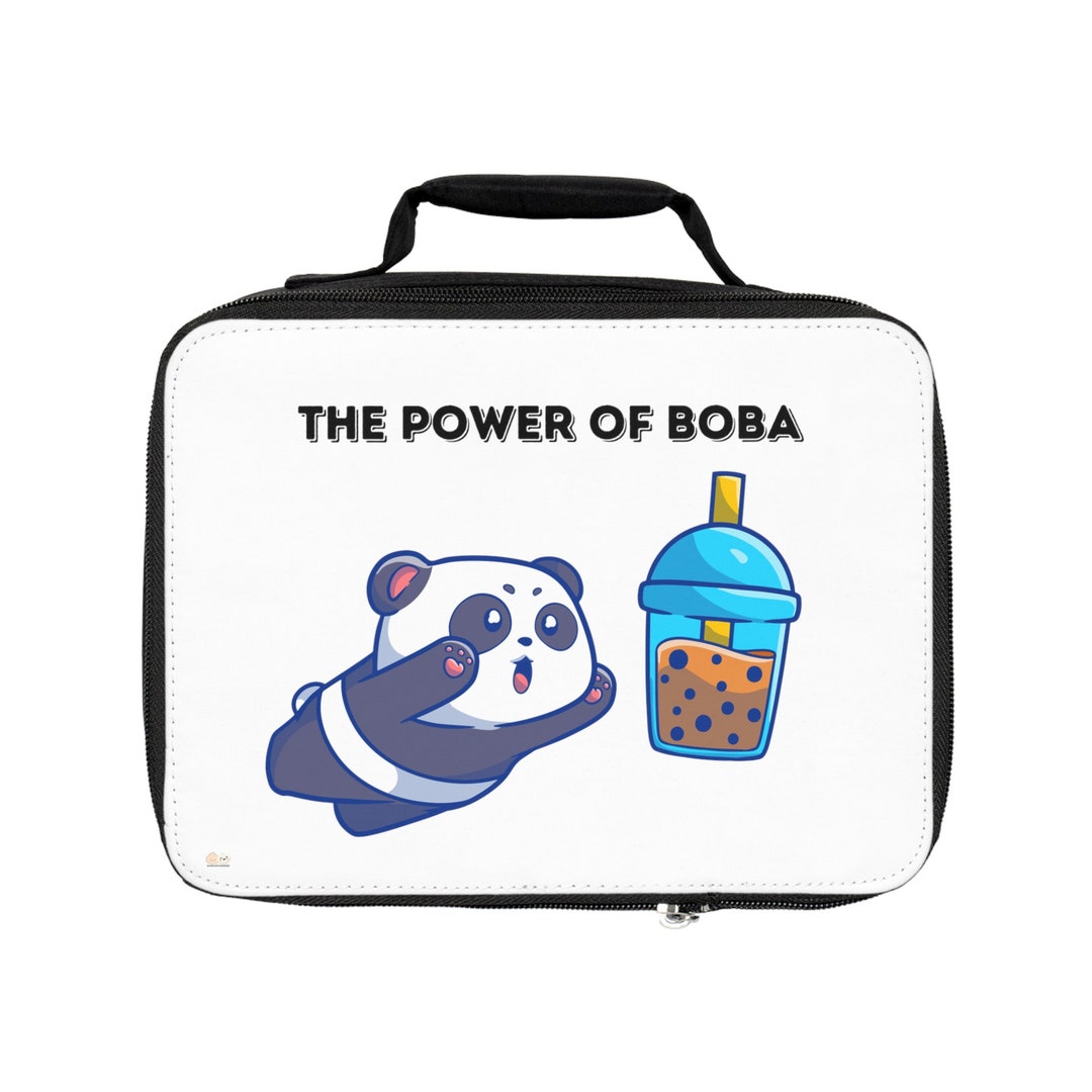 Panda Boba Lunch Bag - Etsy