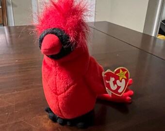 TY Beanie Baby Cardinal Mac - Etsy