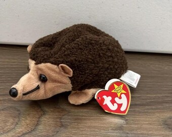 Ty Beanie Baby - "prickles" the Hedgehog- 1998 Rare Vintage Collectable ...