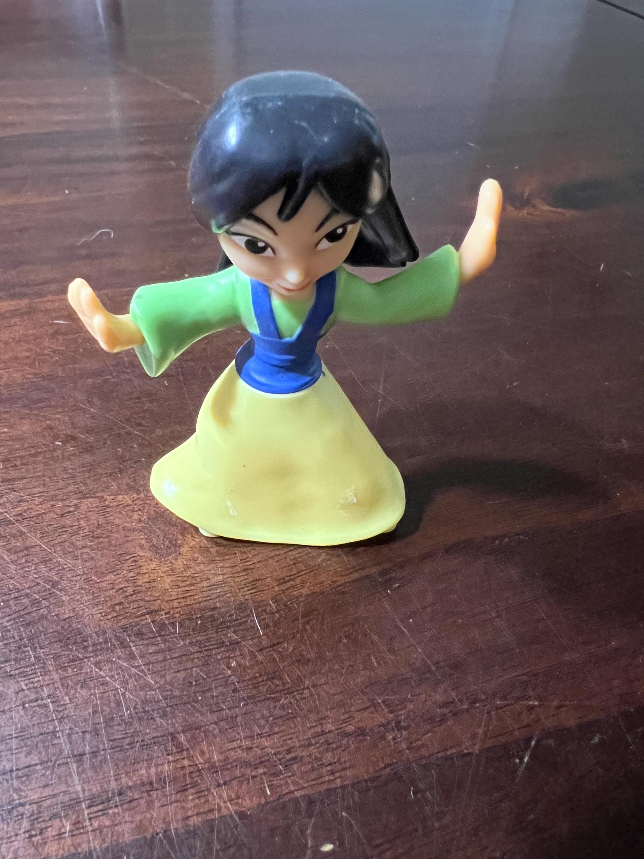 Vintage 3” Mulan Disney Character Figure - Etsy