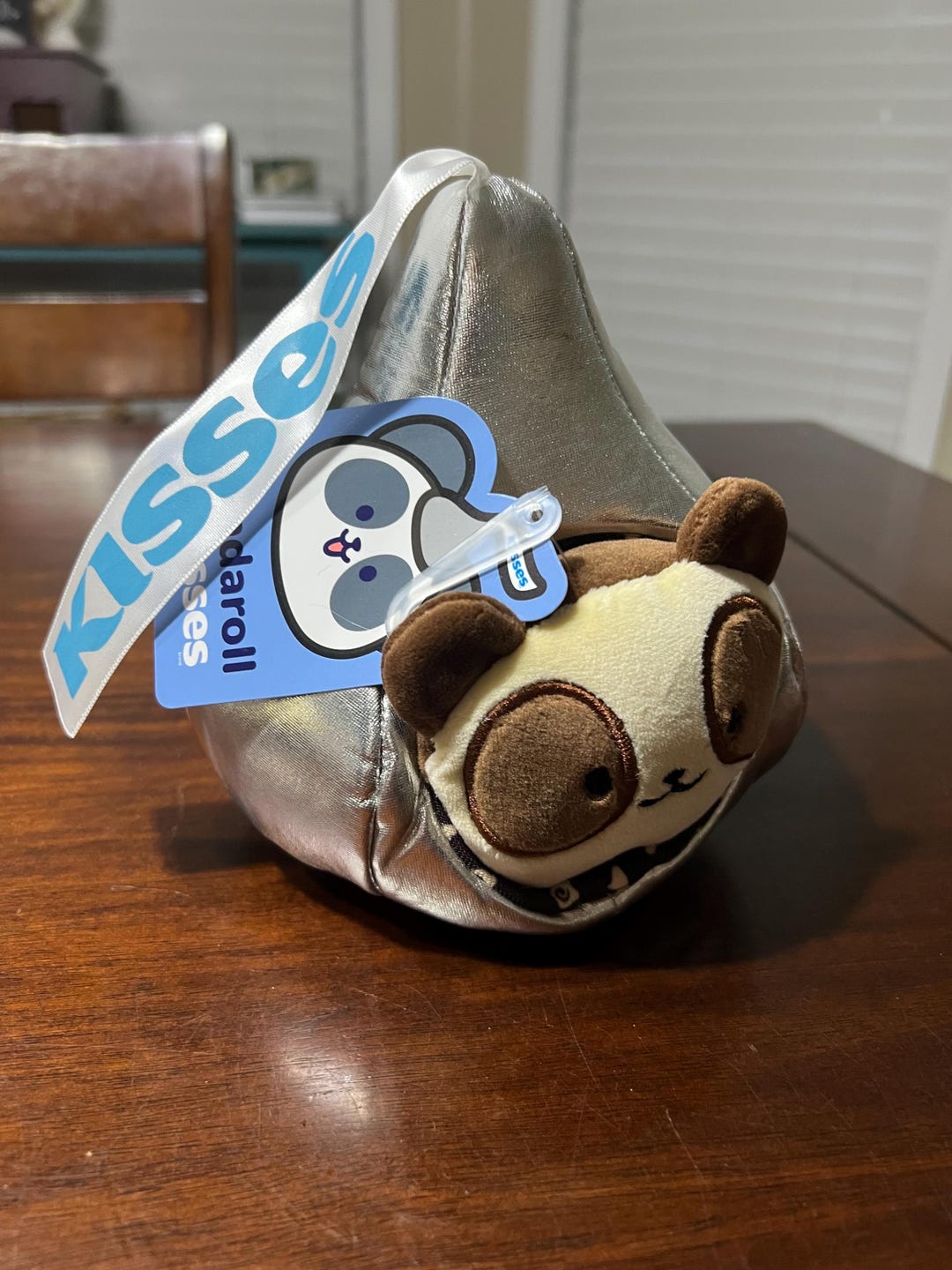 Pandaroll Stuffed Animal Plush Toy - Official Hershey Kisses Chocolate ...