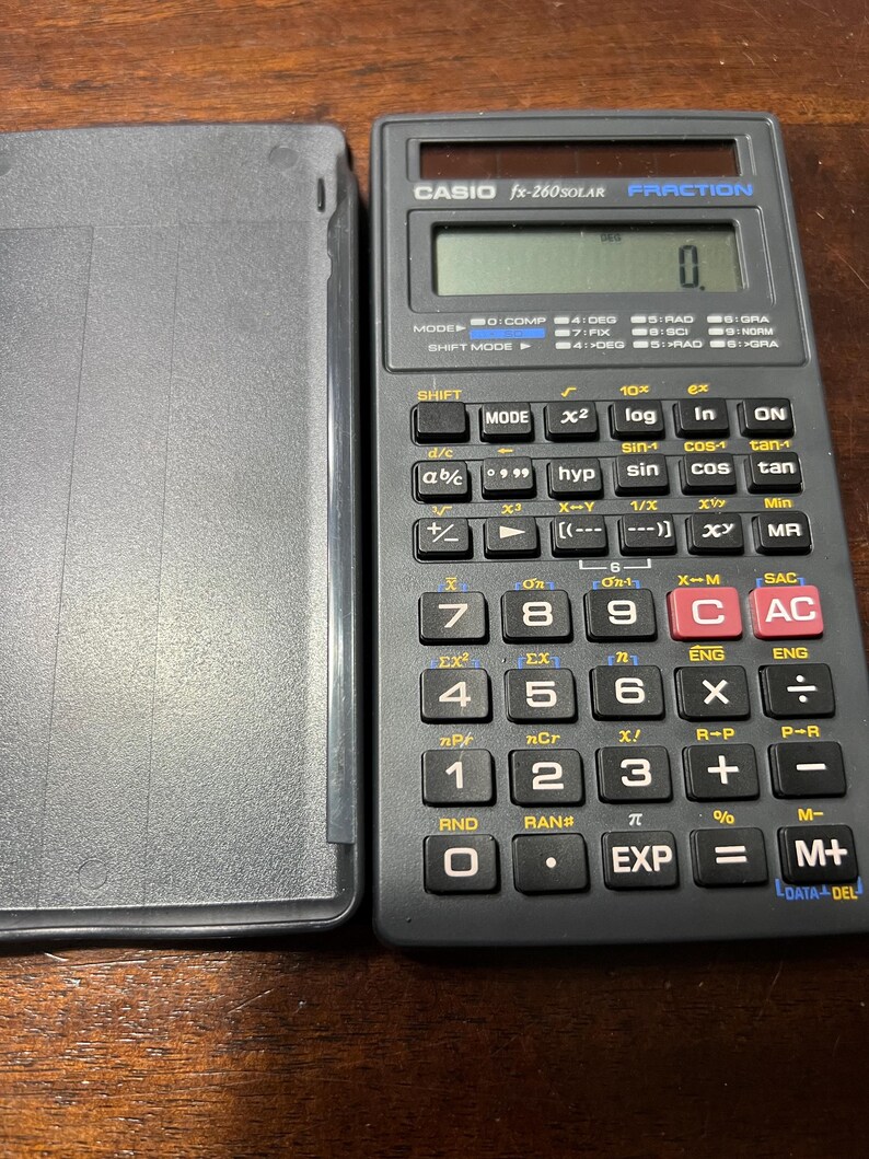 Casio Fx-260 Solar Scientific Calculator - Etsy