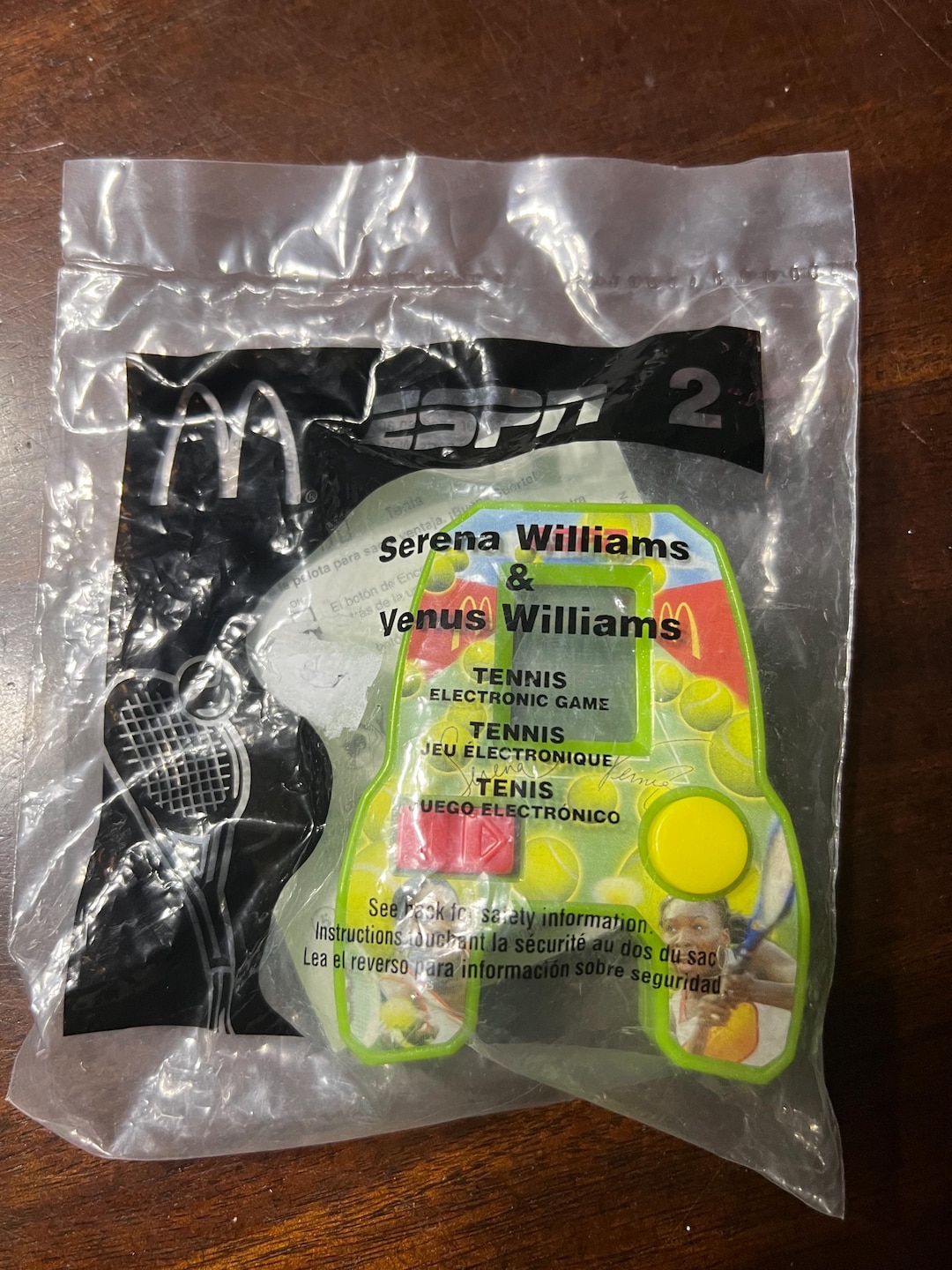2004 Mcdonald's Happy Meal Toy ESPN 2 Electronic Game Serena & Venus ...