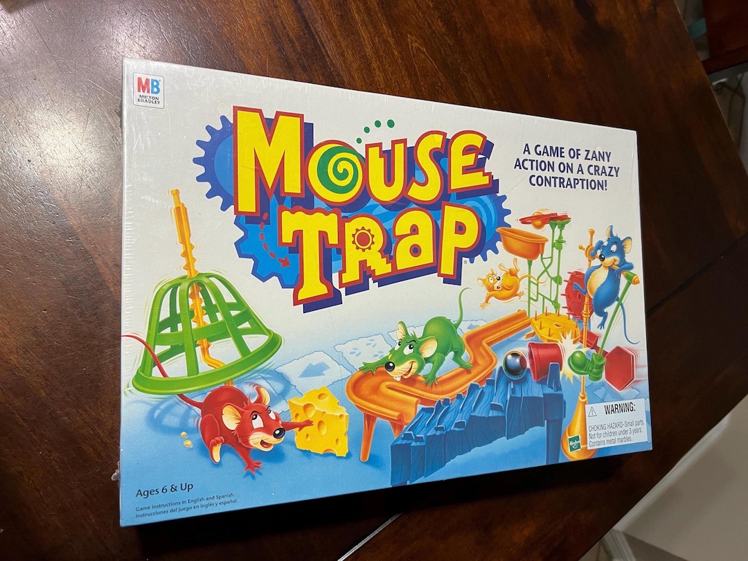 Vintage 1999 Hasbro Mousetrap Board Game New! Sealed! - Etsy