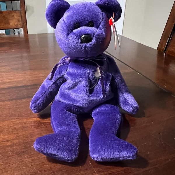 Purple Princess Ty Beanie Baby - Etsy