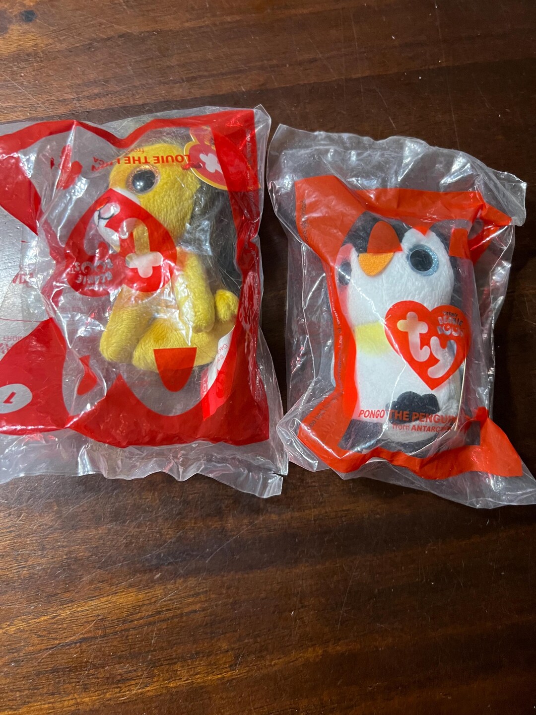 Louie the Lion and Pongo the Penguin Mcdonalds TY Beanie Baby Toys 2021 ...