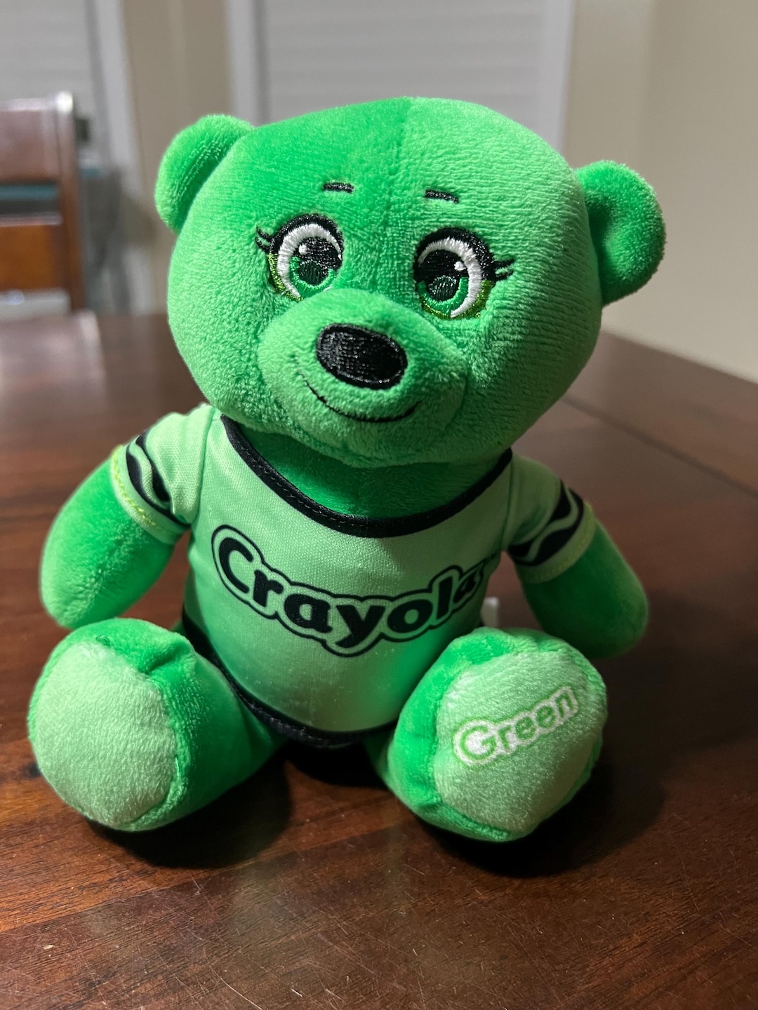 Hallmark Crayola Green Bear Plush 8" Stuffed Animal - Etsy