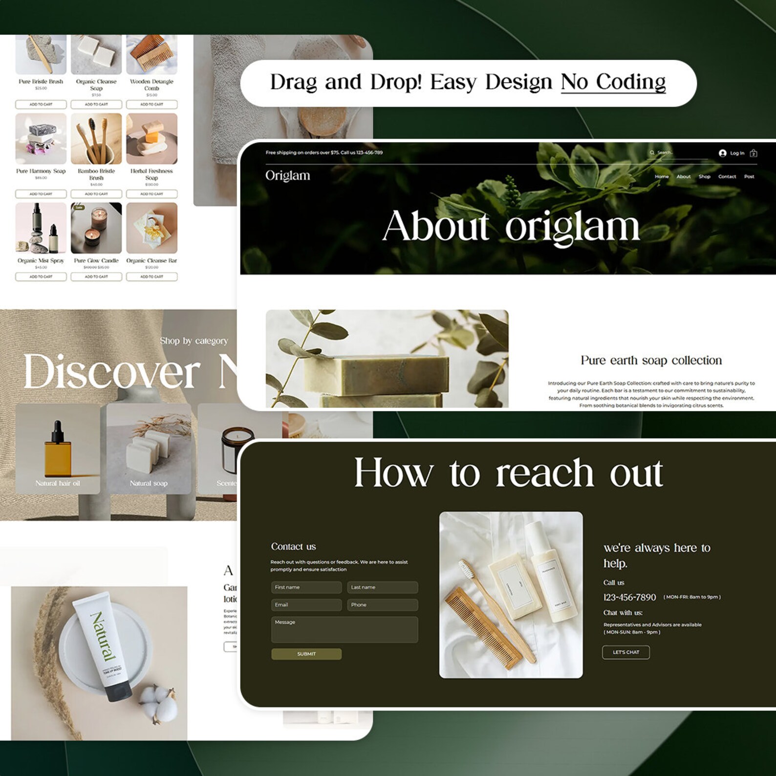 Wix E-commerce Website Template | Wix Website Design | Cosmetics Shop ...