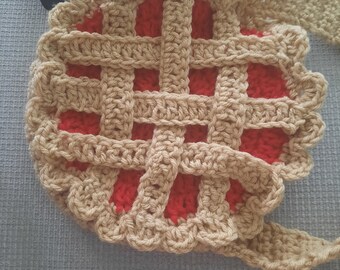 Cherry Pie Purse Crochet Pattern Cottagecore Nature Woodland Aesthetic ...