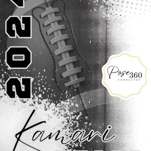 Customizable 2x3in Football Sports Banner Template | Personalized ...