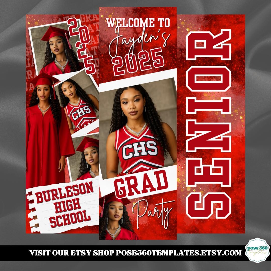 Graduation Banner Template 2x6ft Graduation Banner for Graduation ...