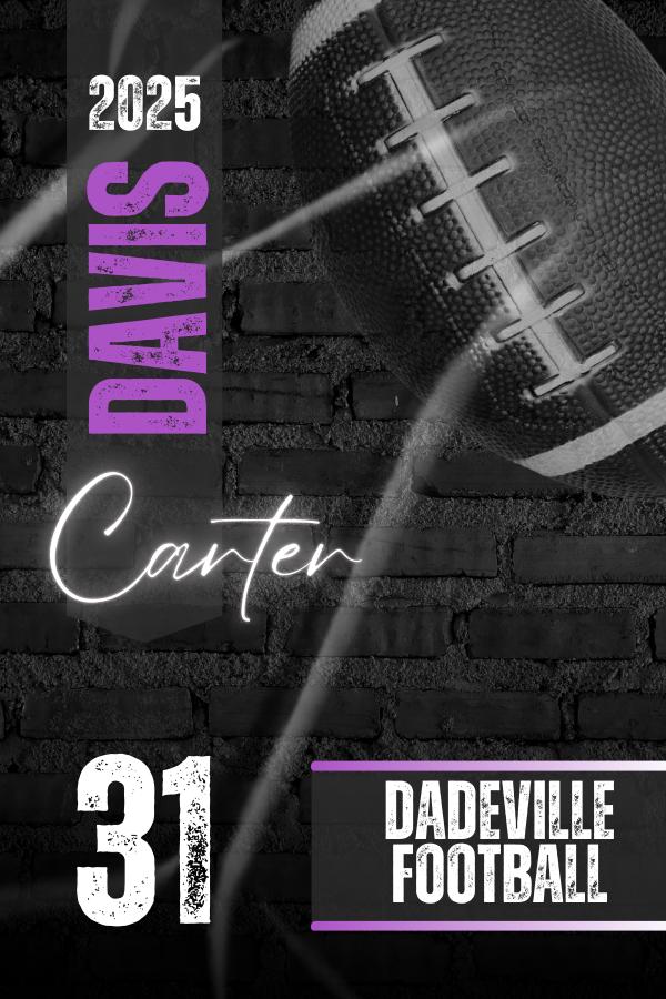 Editable Football Banner Template: Game Day Design (canva Template) - Etsy