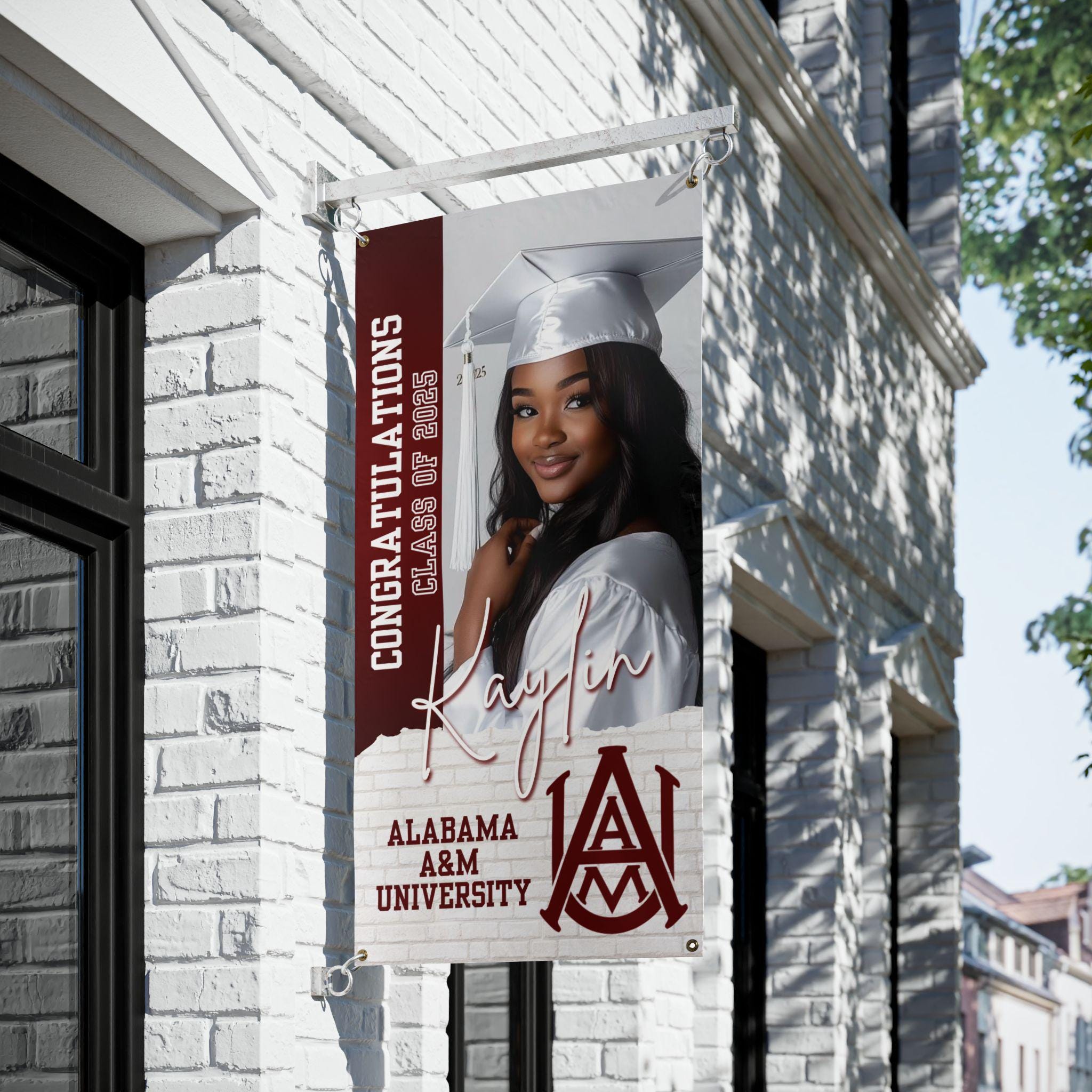 Custom Graduation Banner 2x4ft Personalized Vinyl Banner for College or ...