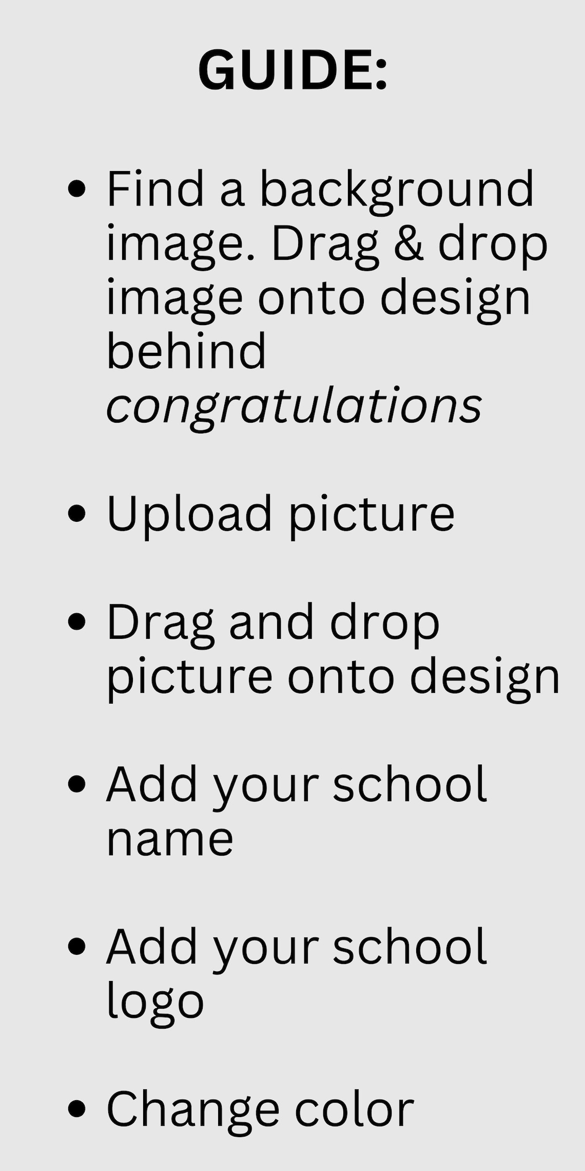 Graduation Banner Template 2x6ft Graduation Banner for Graduation ...