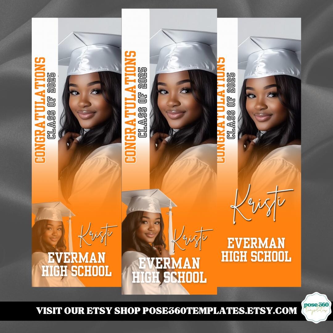 Graduation Banner Template 2x6ft Graduation Banner for Graduation ...