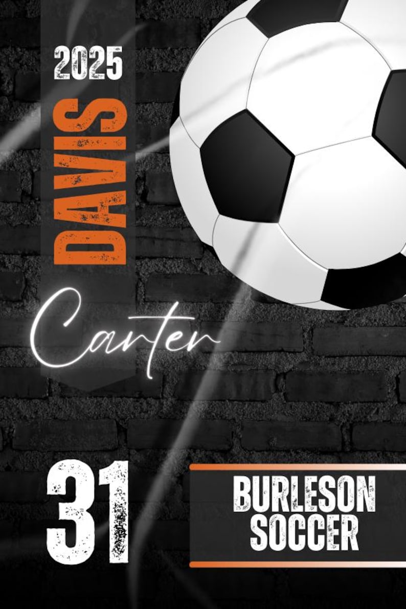 Editable Soccer Banner Template: Customizable Game Day Design (canva ...