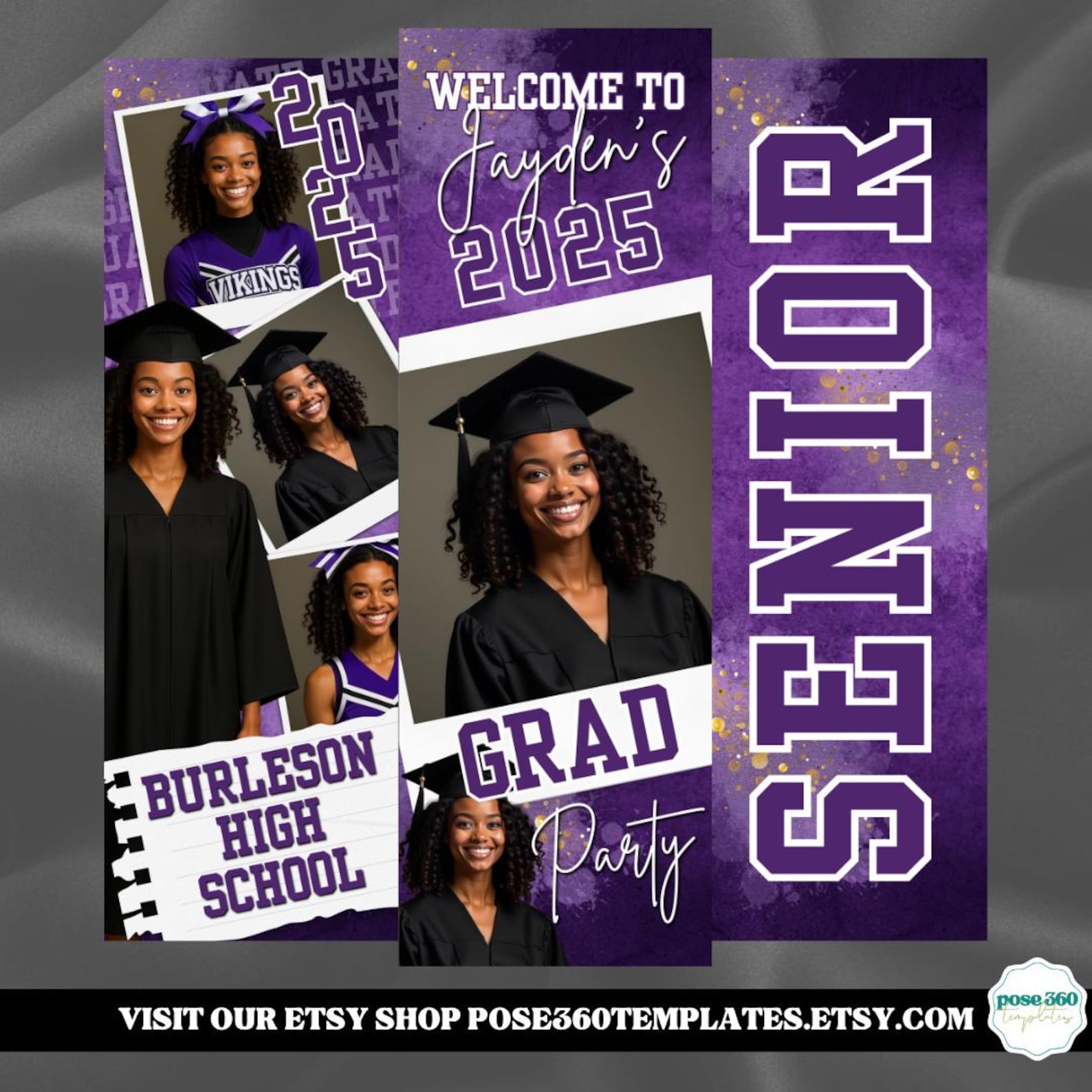 Graduation Banner Template 2x6ft Graduation Banner for Graduation ...