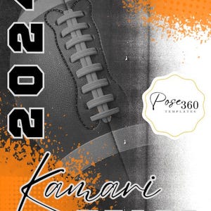 Customizable 2x3in Football Sports Banner Template | Personalized ...