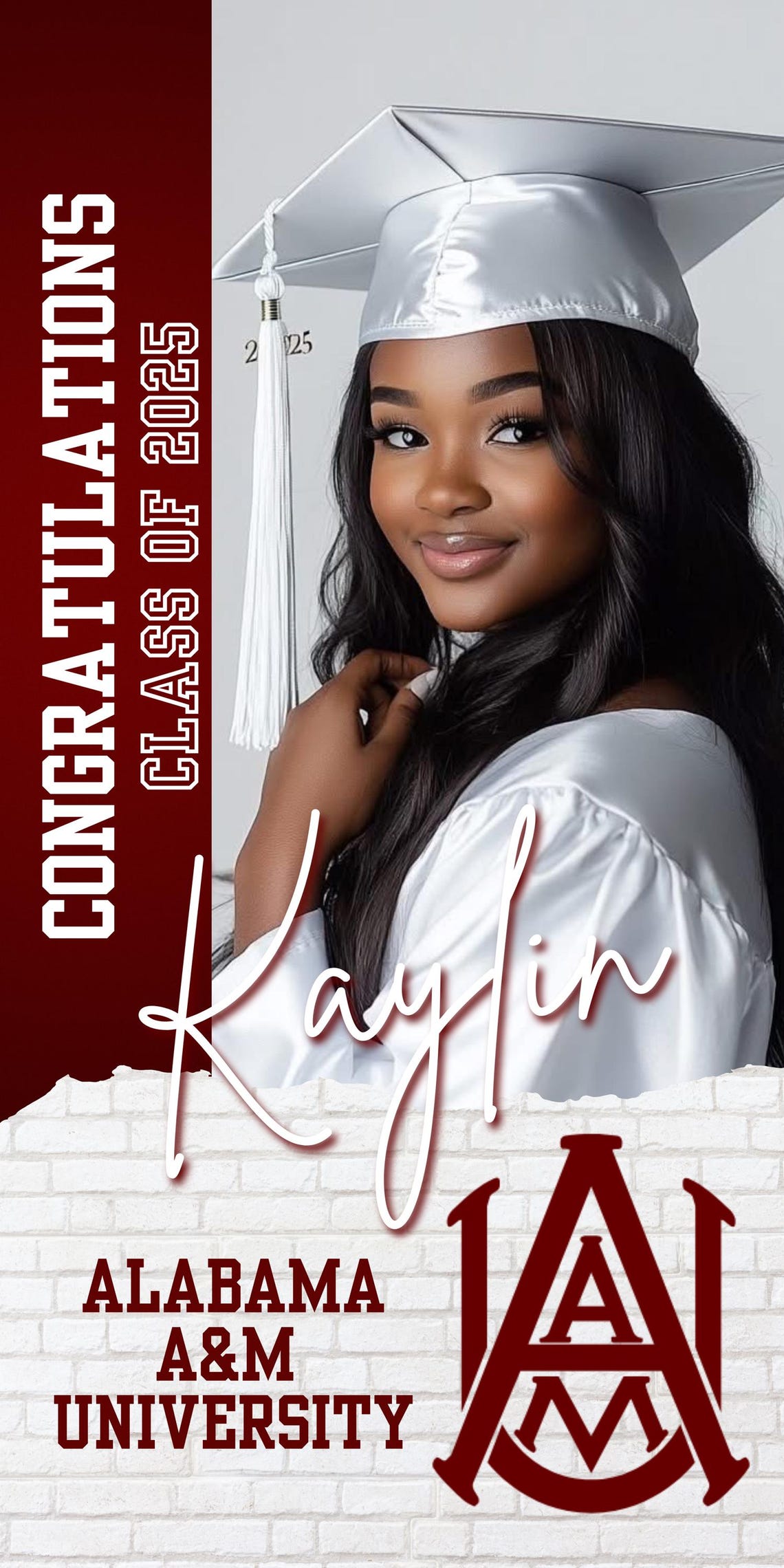 Graduation Banner Template 2x4ft: Editable Canva Design (printable) - Etsy