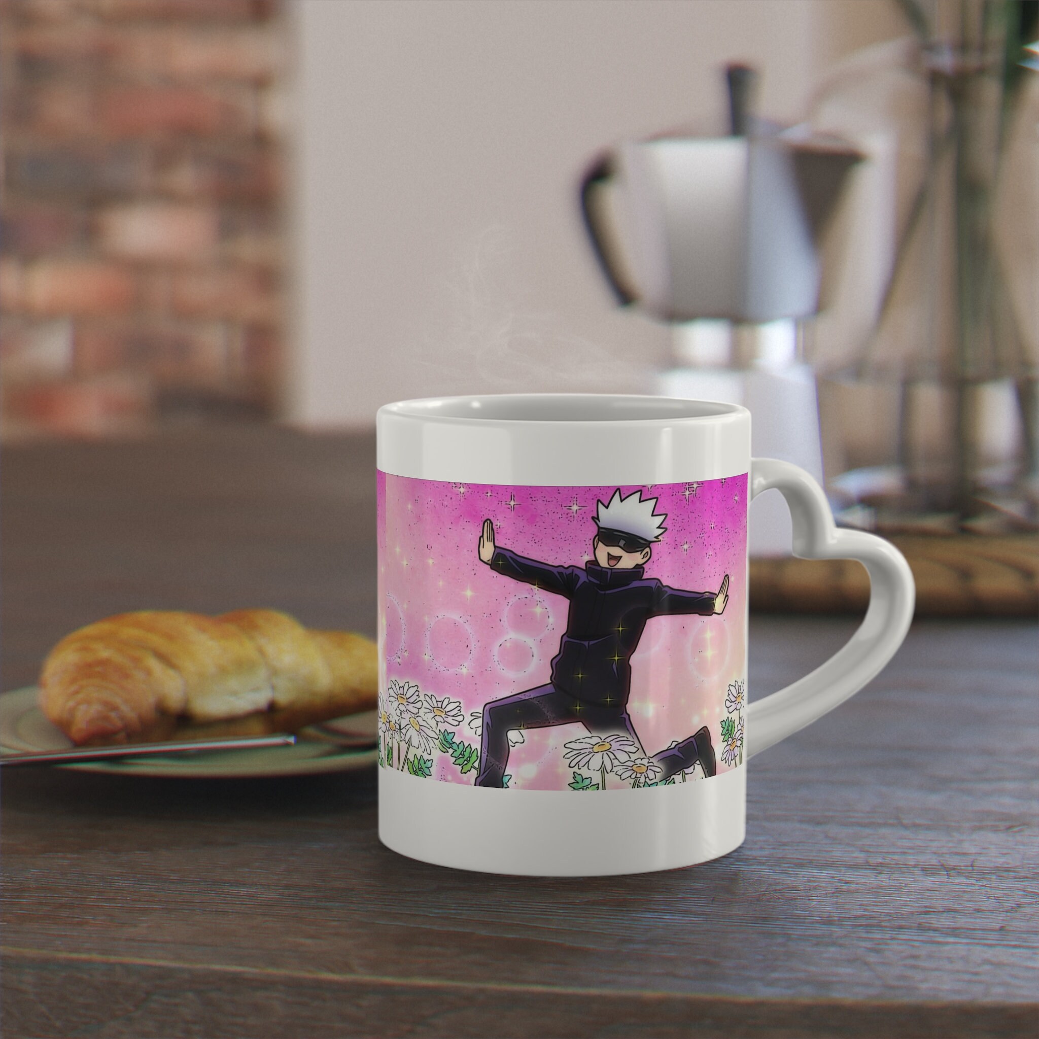 Heart Shape Mug Gojo Satoru Jujutsu Kaisen 11oz - Etsy