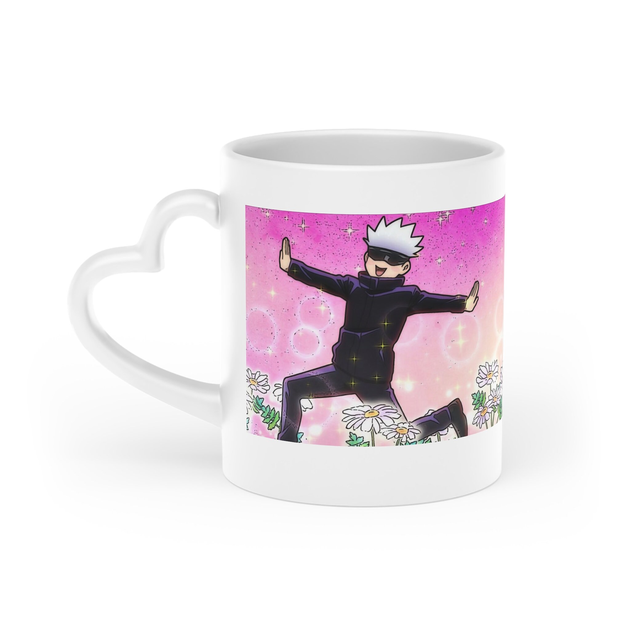 Heart Shape Mug Gojo Satoru Jujutsu Kaisen 11oz - Etsy