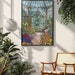 Floral Garden Dome Artwork, Botanical Conservatory Poster, Vintage ...