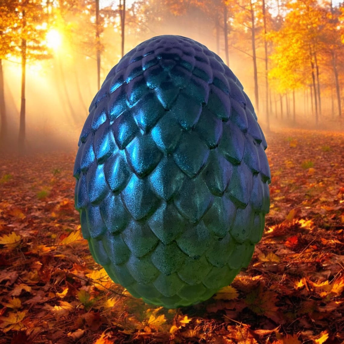Resin Dragon Egg: Chameleon Mica Powder Finish - Etsy