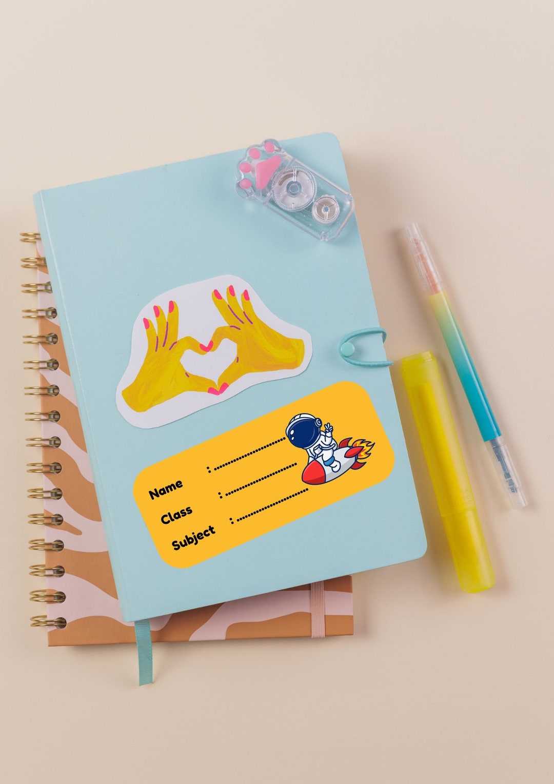 78 Templates/stickers for Notebooks, Labels, Name Tags - Etsy