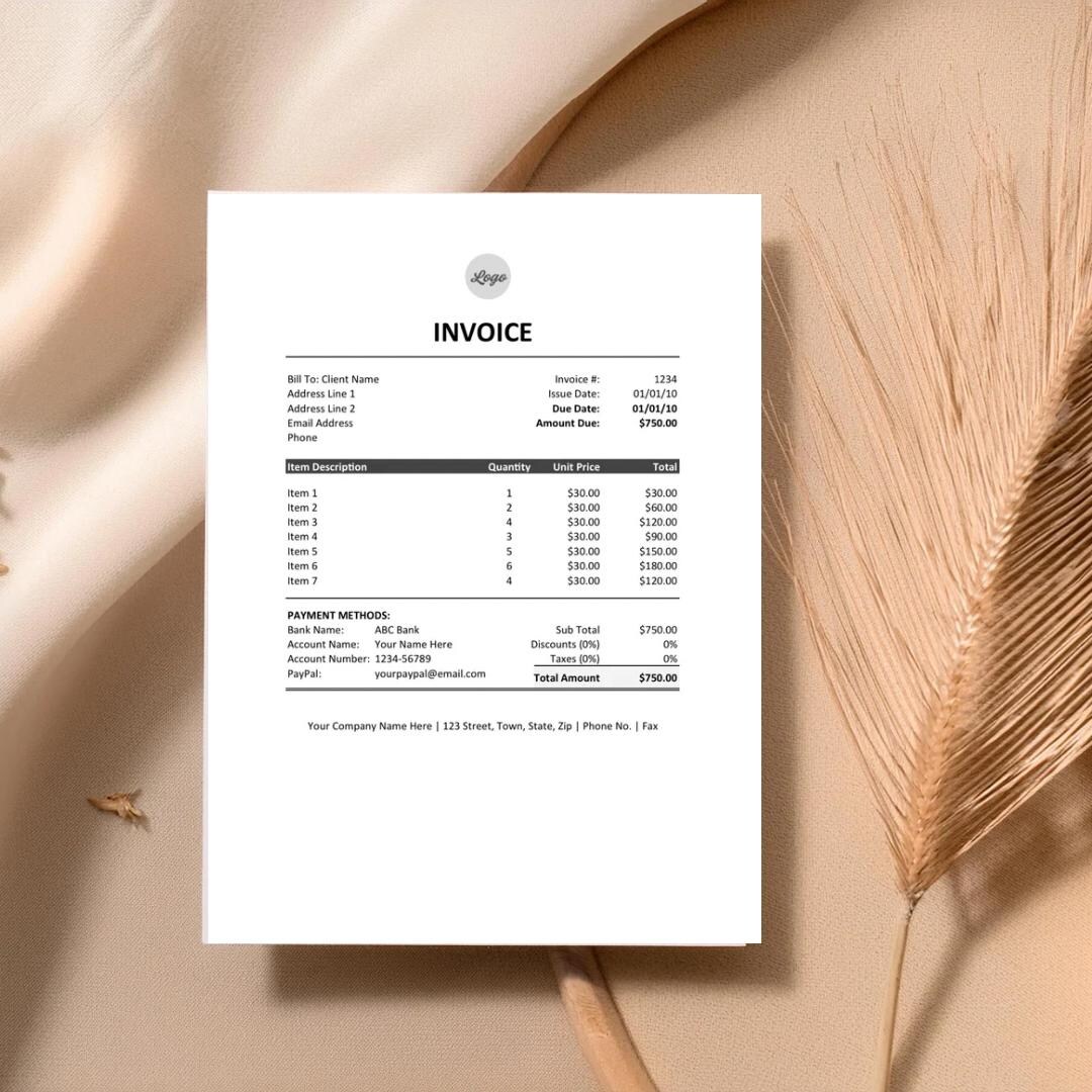 Business Invoice Template Editable Excel Template Invoice Google Sheet ...