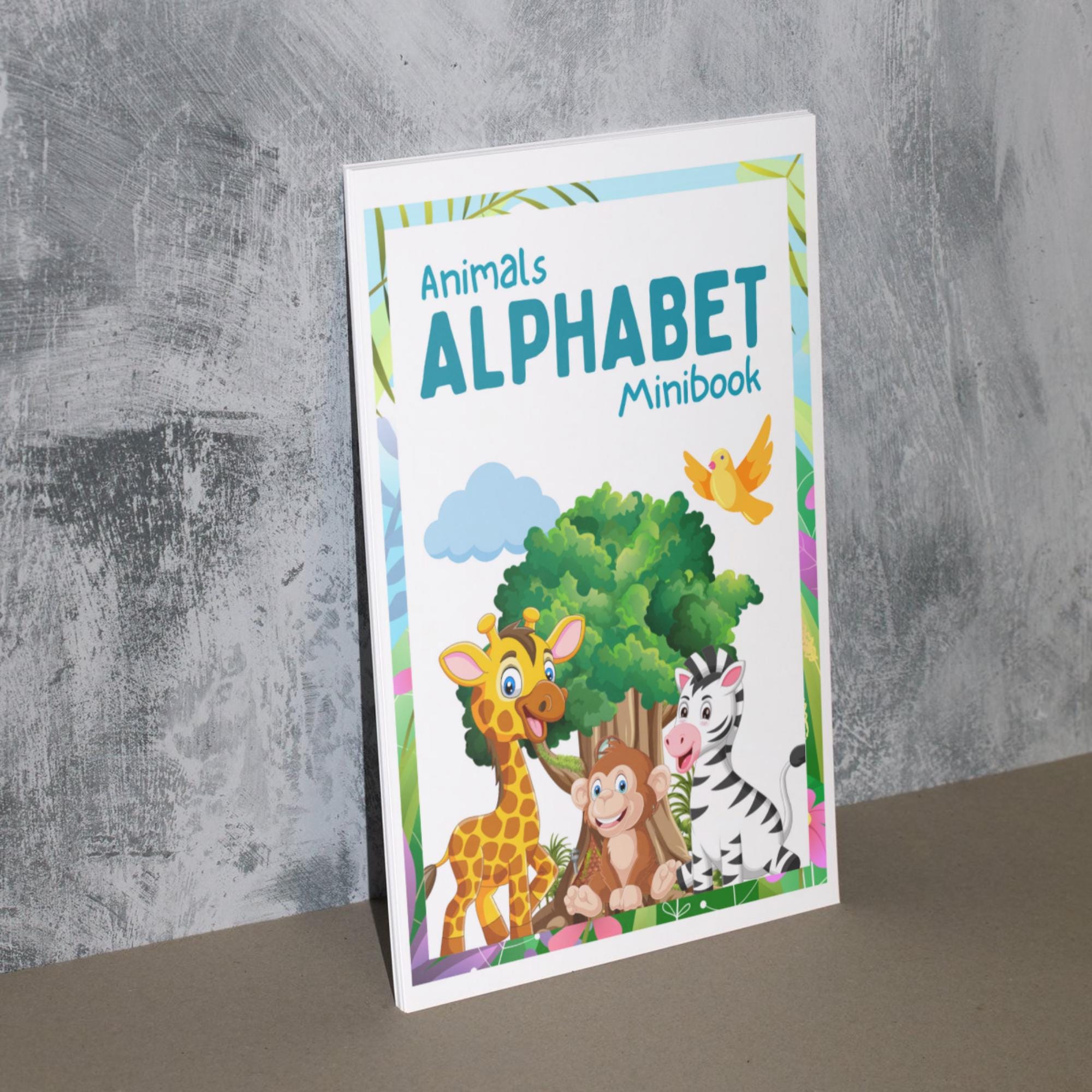 Animal Alphabet Flip Book Printable Animals Alphabet Minibook for ...
