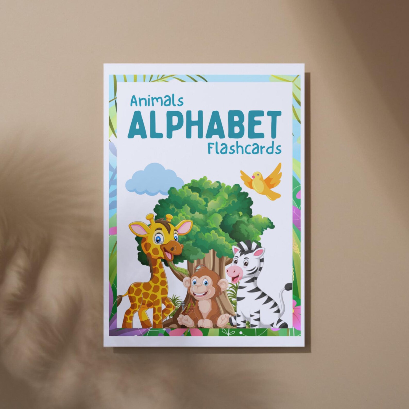 Animal Alphabet Flashcard Printable Animals Alphabet Cards for ...