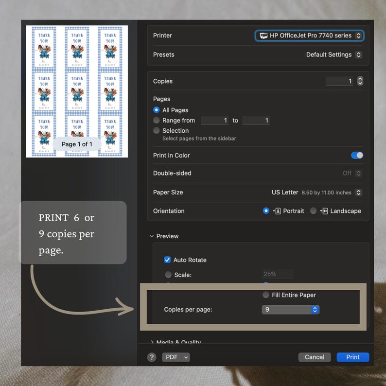 Birthday Thank You Gift Tag Template | Little Blue Truck Party Theme ...