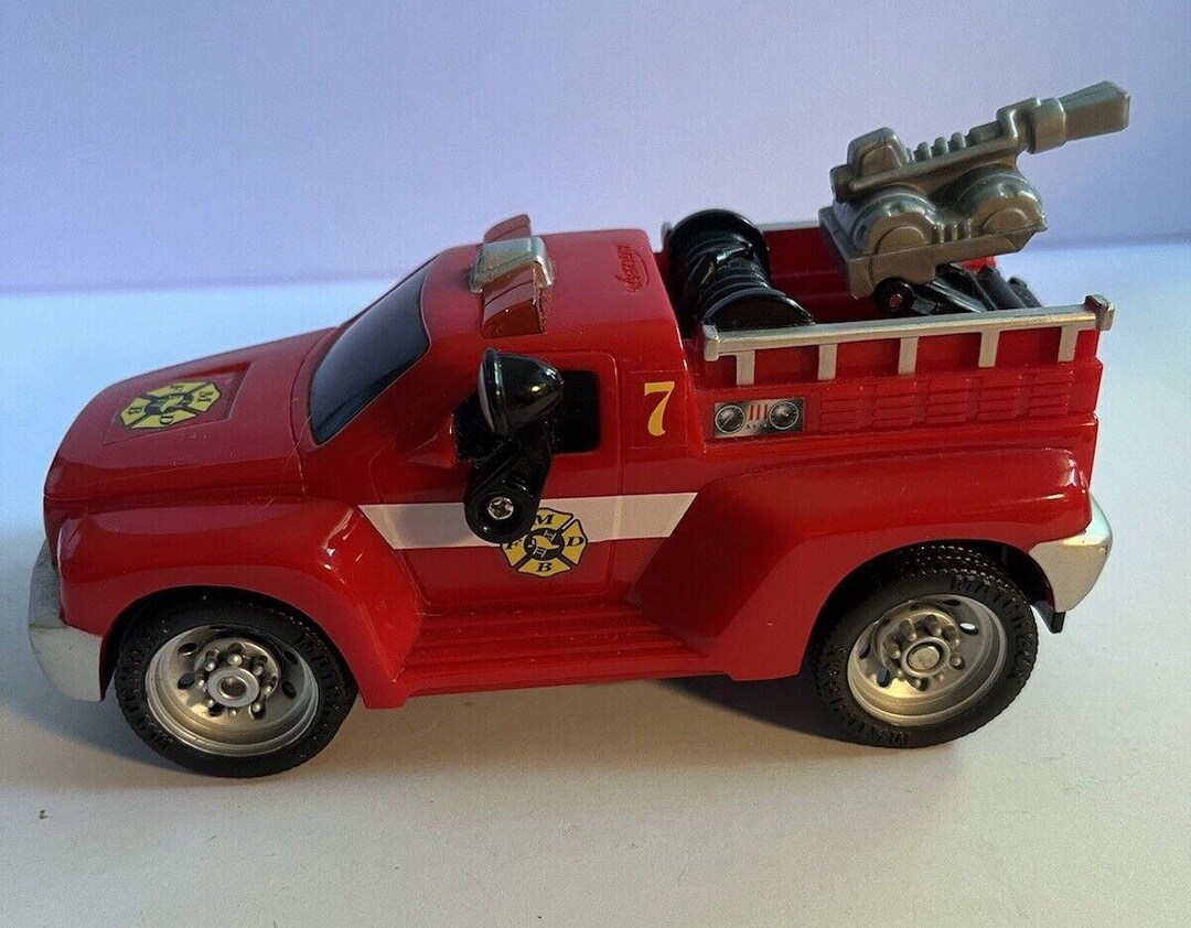 Vintage Matchbox Fire Truck Lights Sounds Drives Mattel 2001 - Etsy