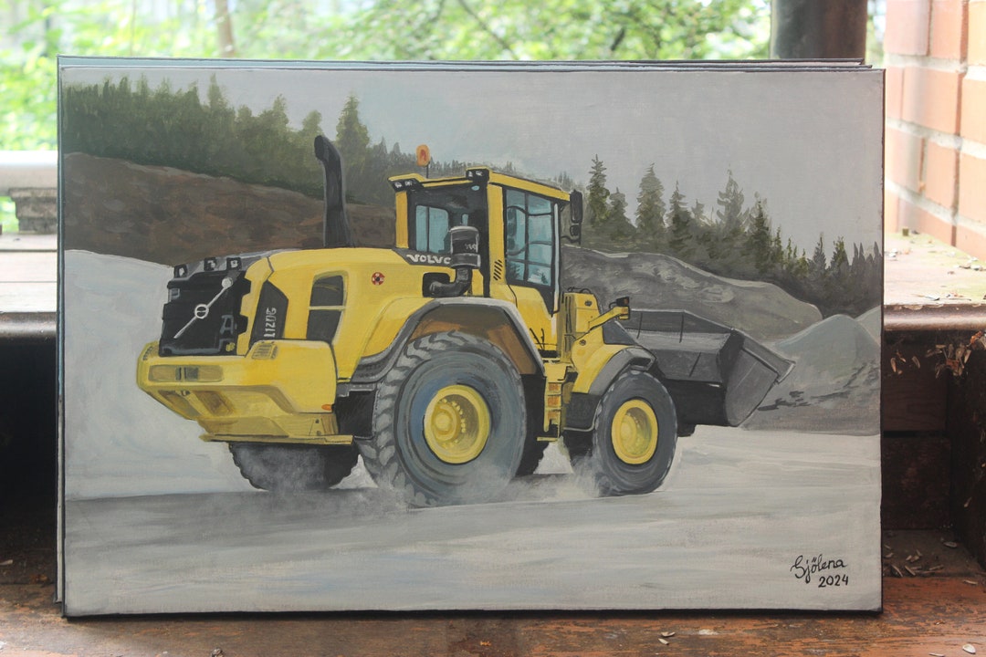 Front Loader, Truck, Construction Vehicle, Car, Cars, Volvo, Gift for ...
