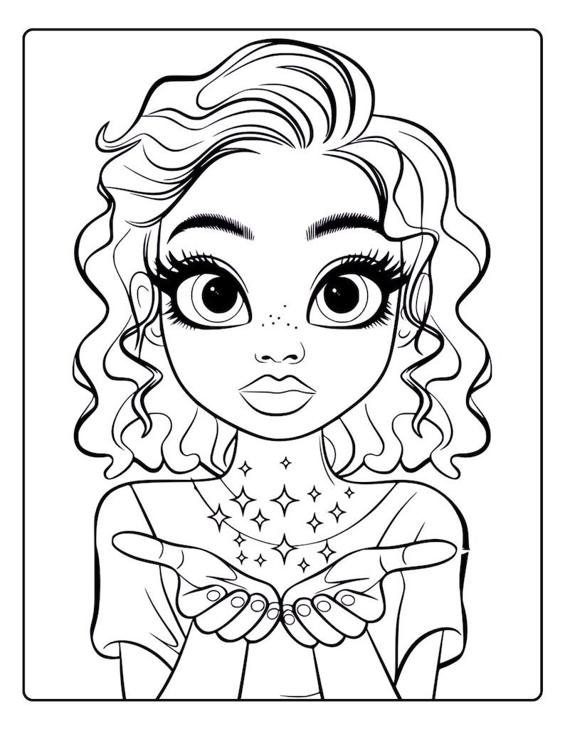 Black Girl Magic Coloring Pages Instant Download Fun Activity for Kids ...