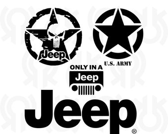 Jeep Emblem Overlay - Etsy