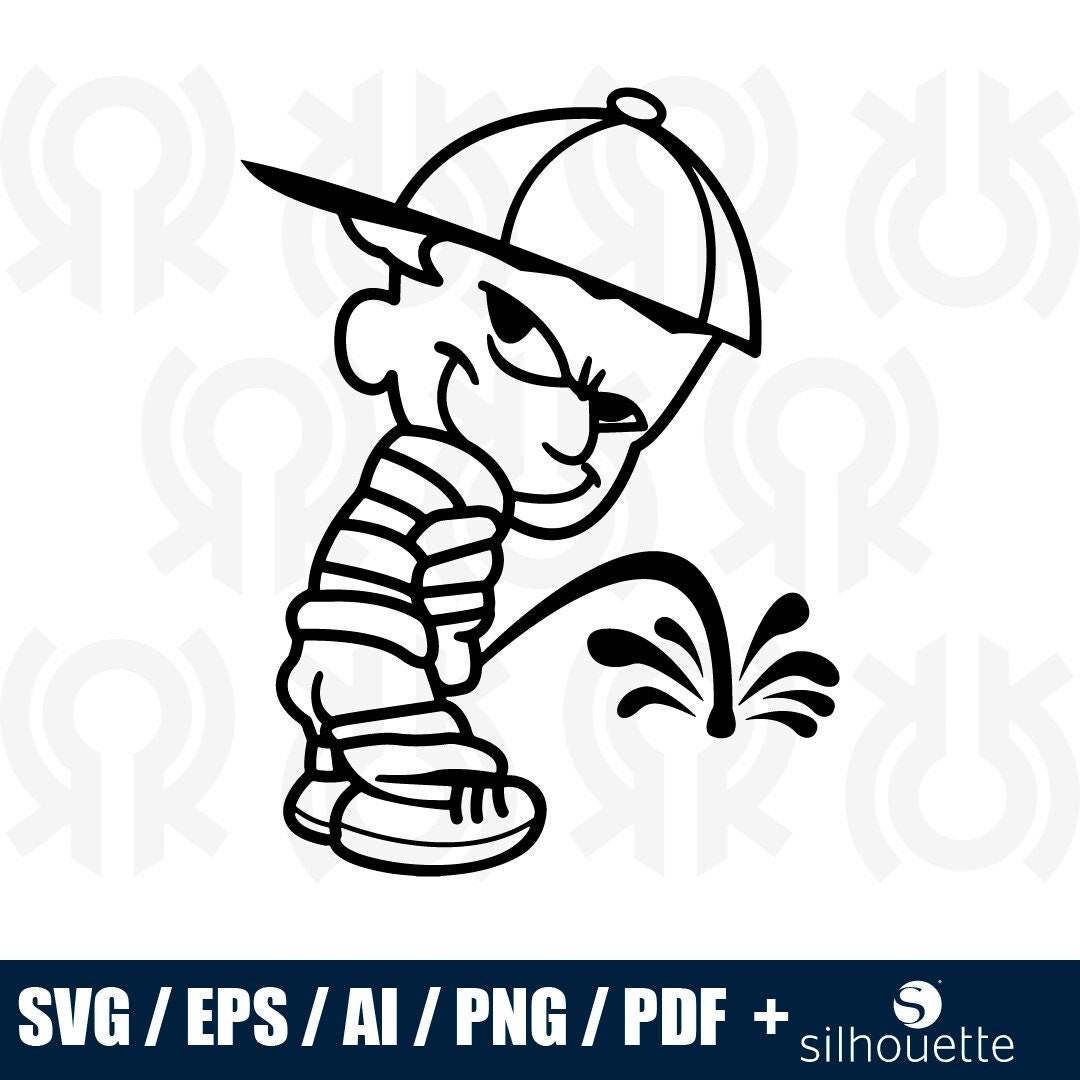 Pissing Boy Svg, Boy Peeing, Car Decal Design Svg 1 - Etsy