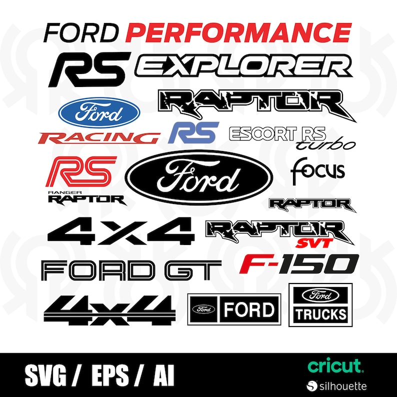 Ford Logo Svg, Car Logo Bundle Svg - Etsy
