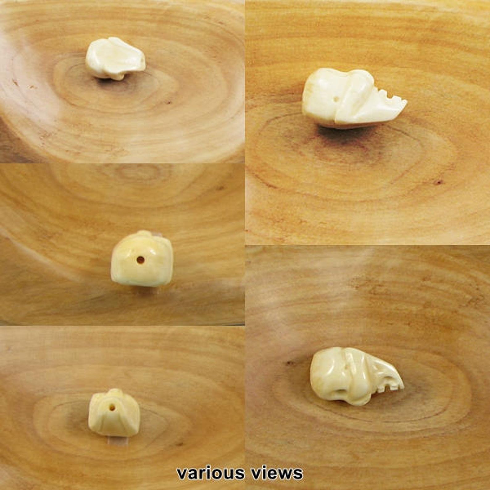 Carved Skull Bead -opaque Cream Chinese Jade - Laughing Skull - Unisex ...