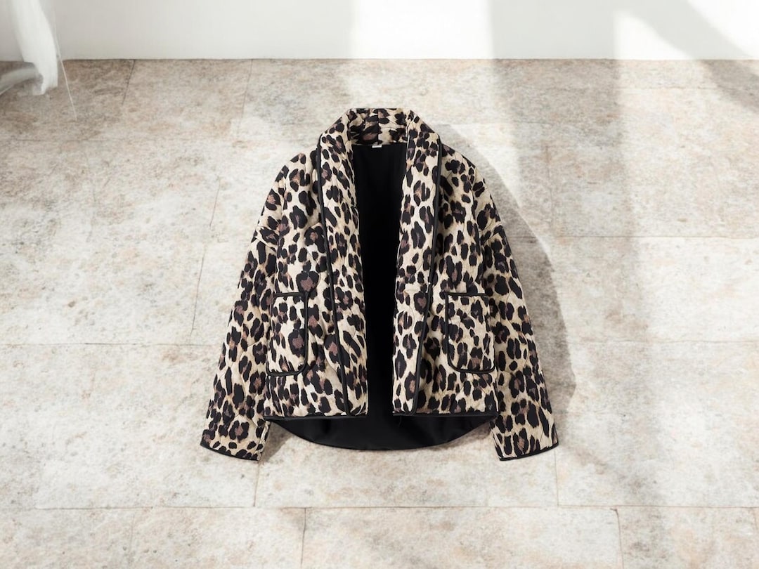 Leopard Quilted Jacket Trendy Leopard Print, Winter Jacket, Quilted ...